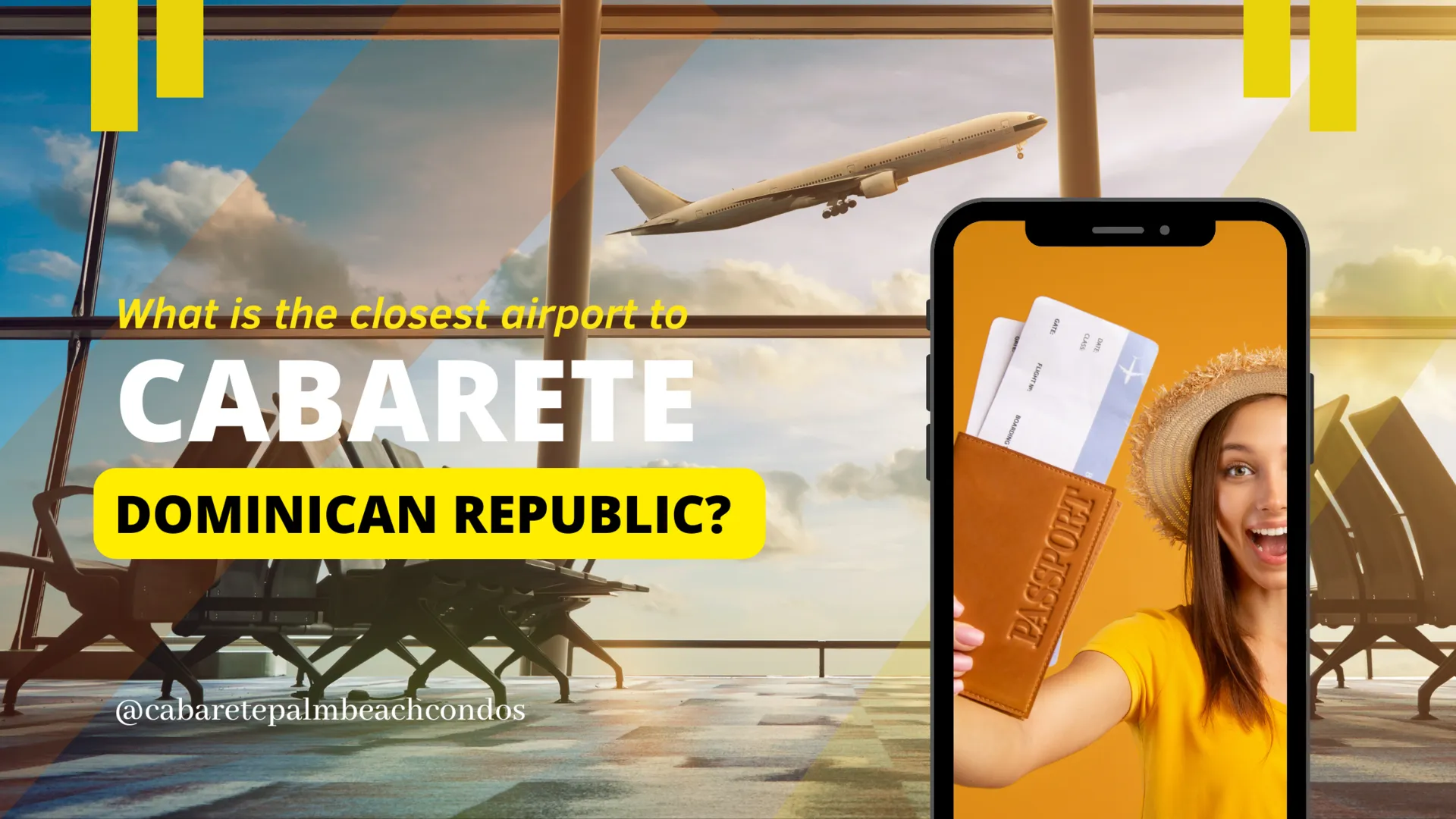What is the closest airport to Cabarete, Dominican Republic?