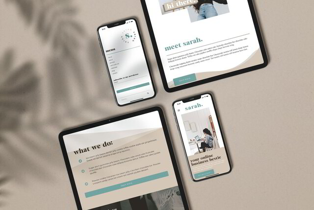 Sarah Website Template For Service-Based Businesses