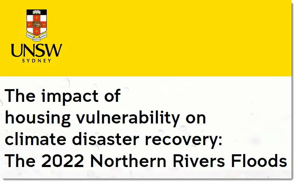 UNSW Northern Rivers Flood Report 2022