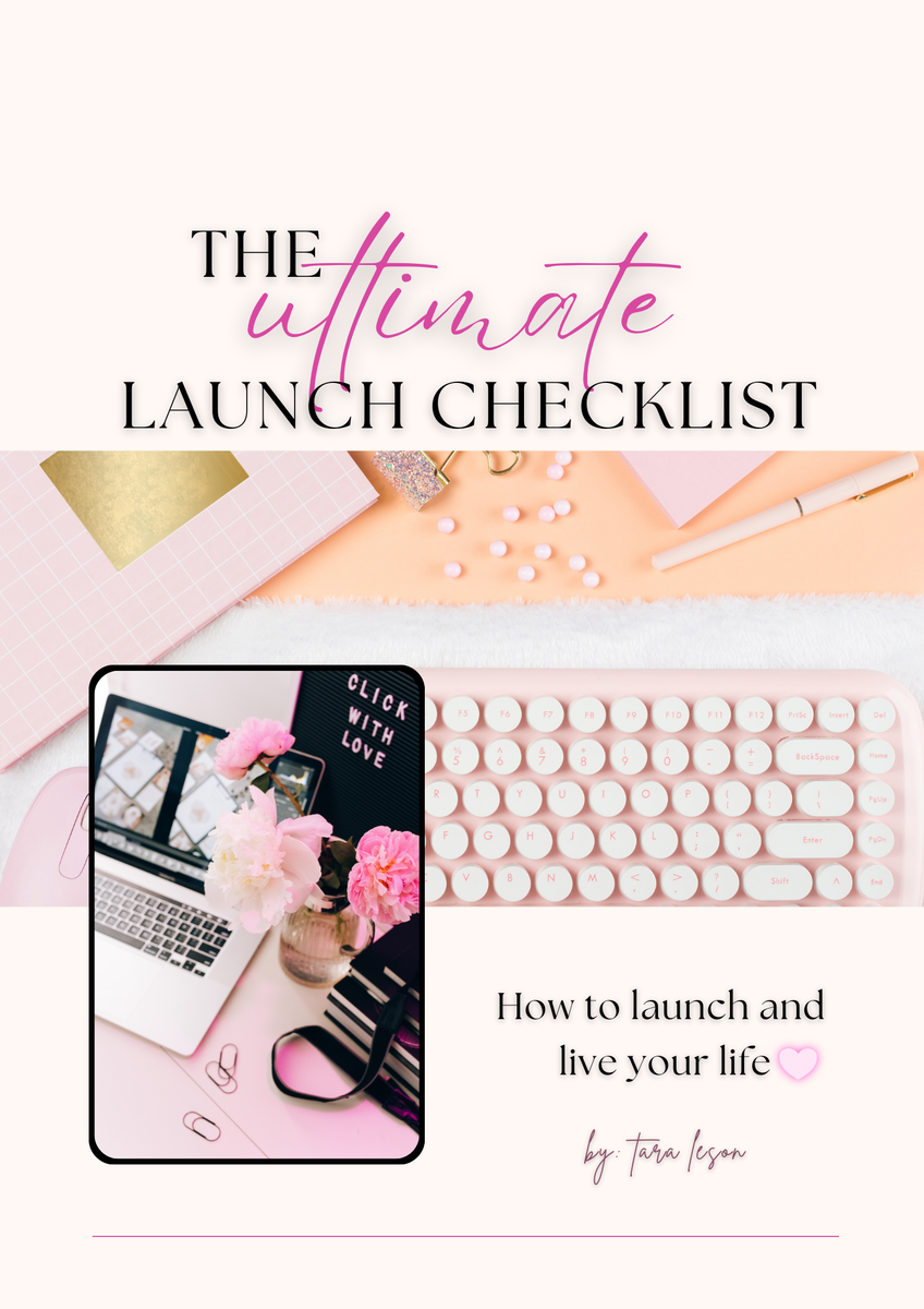 The Ultimate Launch Checklist The Ultimate Launch Checklist