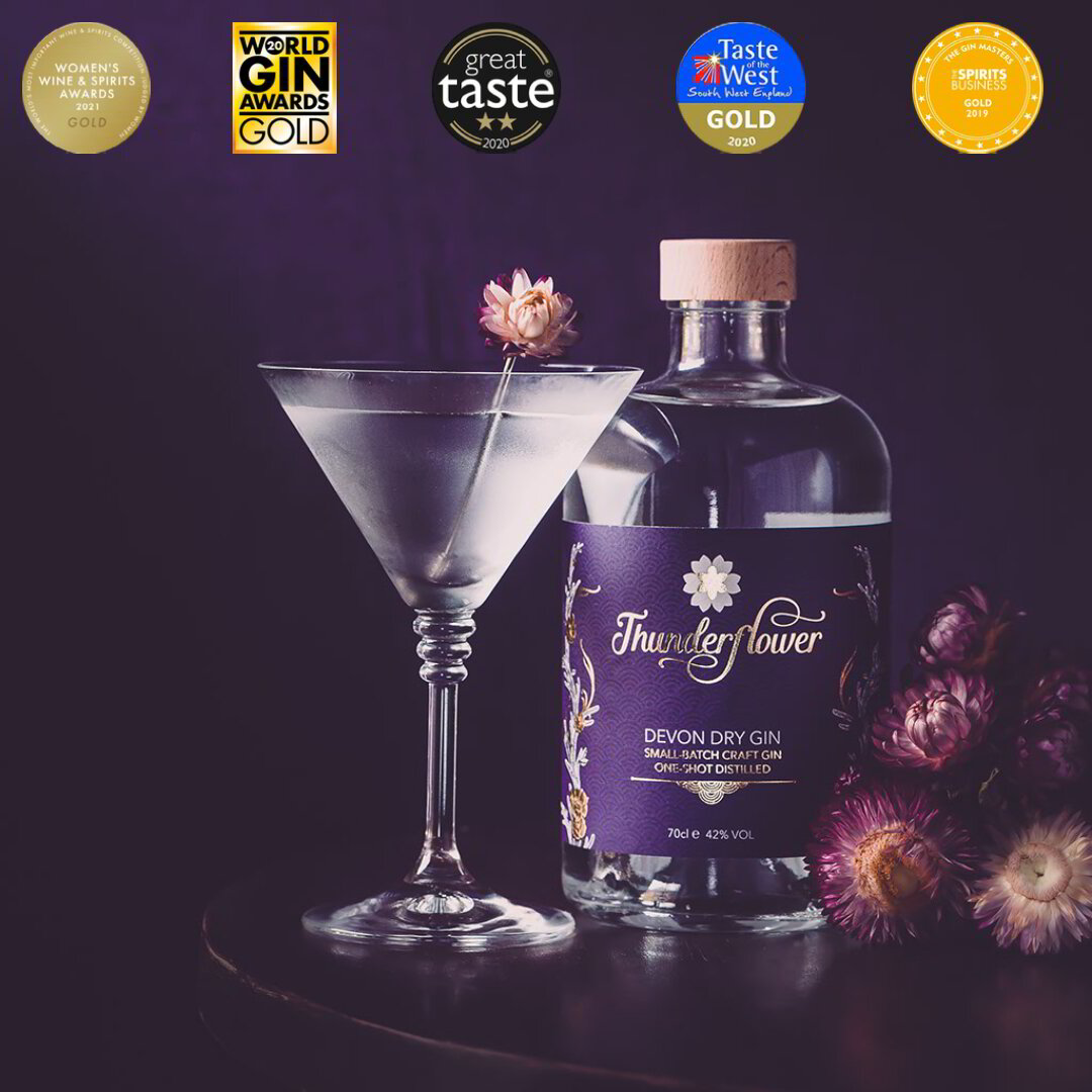 Thunderflower Devon Gin | Small-batch Craft Gin from Devon