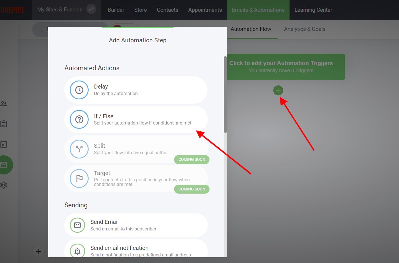 What is the if/else feature and how do I use it?