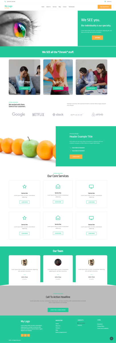 Creative Wellness Web Design Templates - Start Growing Your Wellness ...