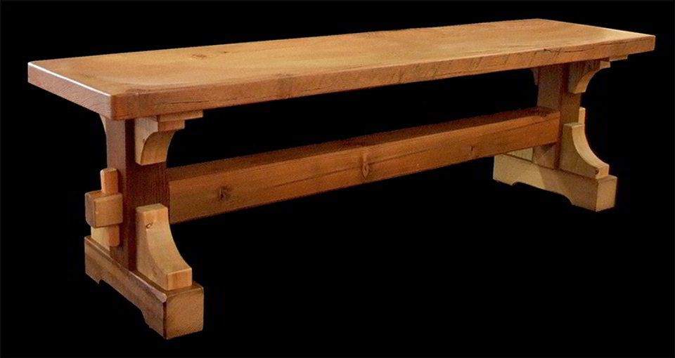 Heritage Mill Boss Trestle Bench