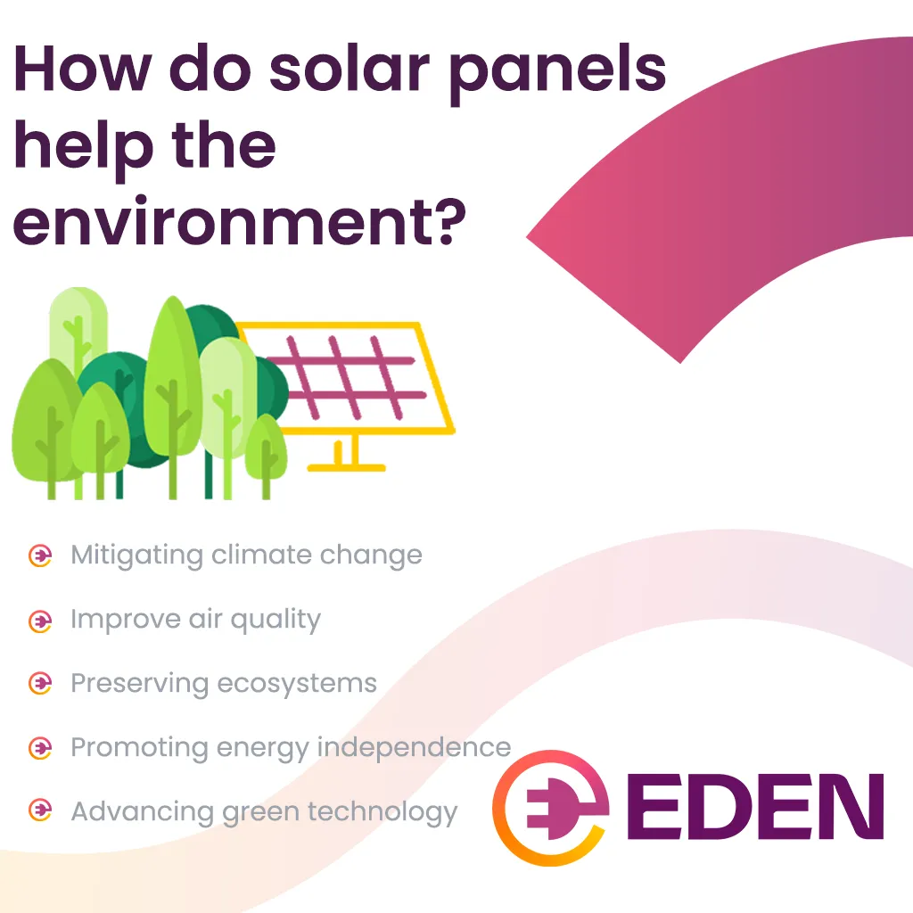 What are the environmental benefits of commercial solar panels?