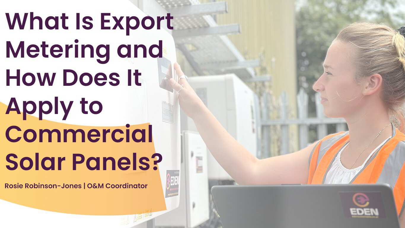 What Is Export Metering and How Does It Apply to Commercial Solar Panels?