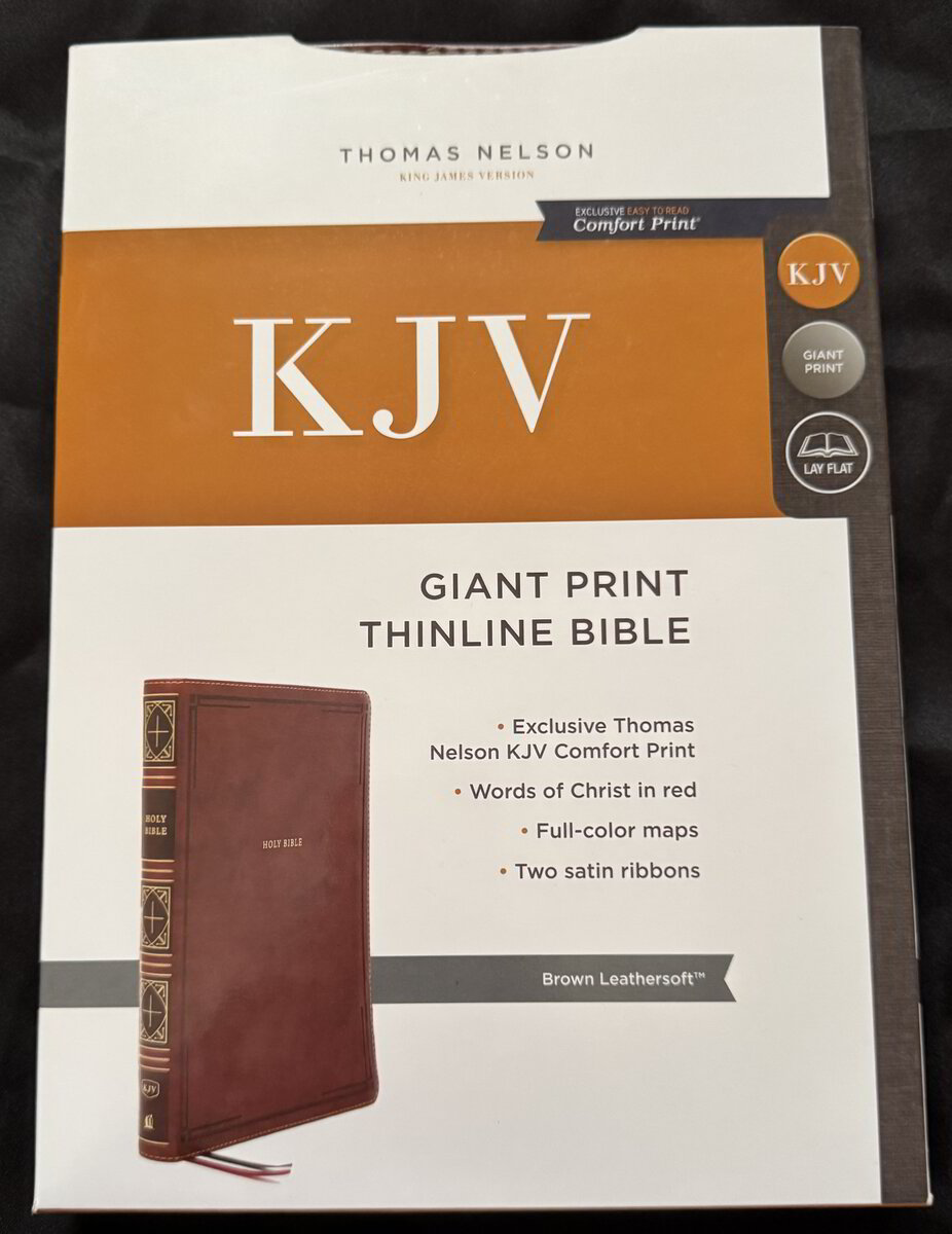 Thomas Nelson Comfort Giant Print Thinline Bible