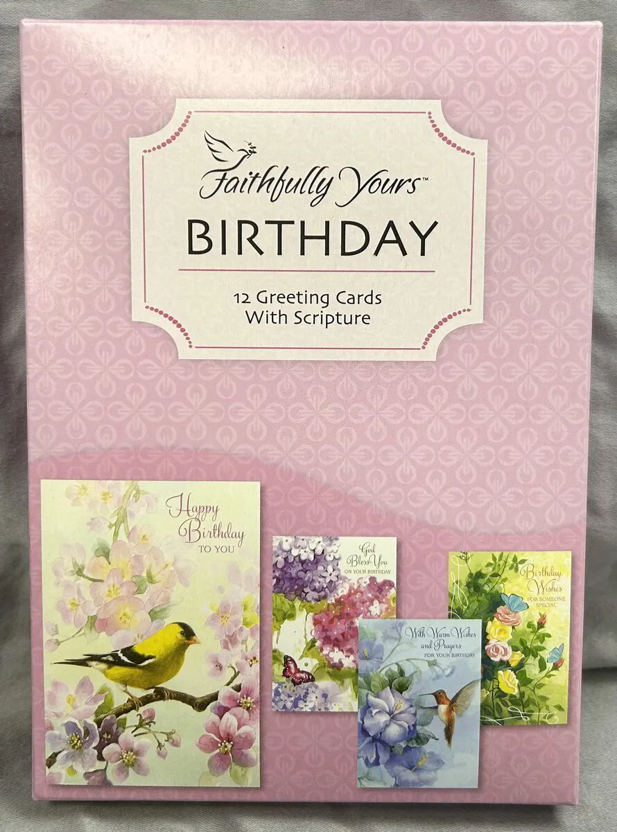 Birds & Flowers - Birthday Cards
