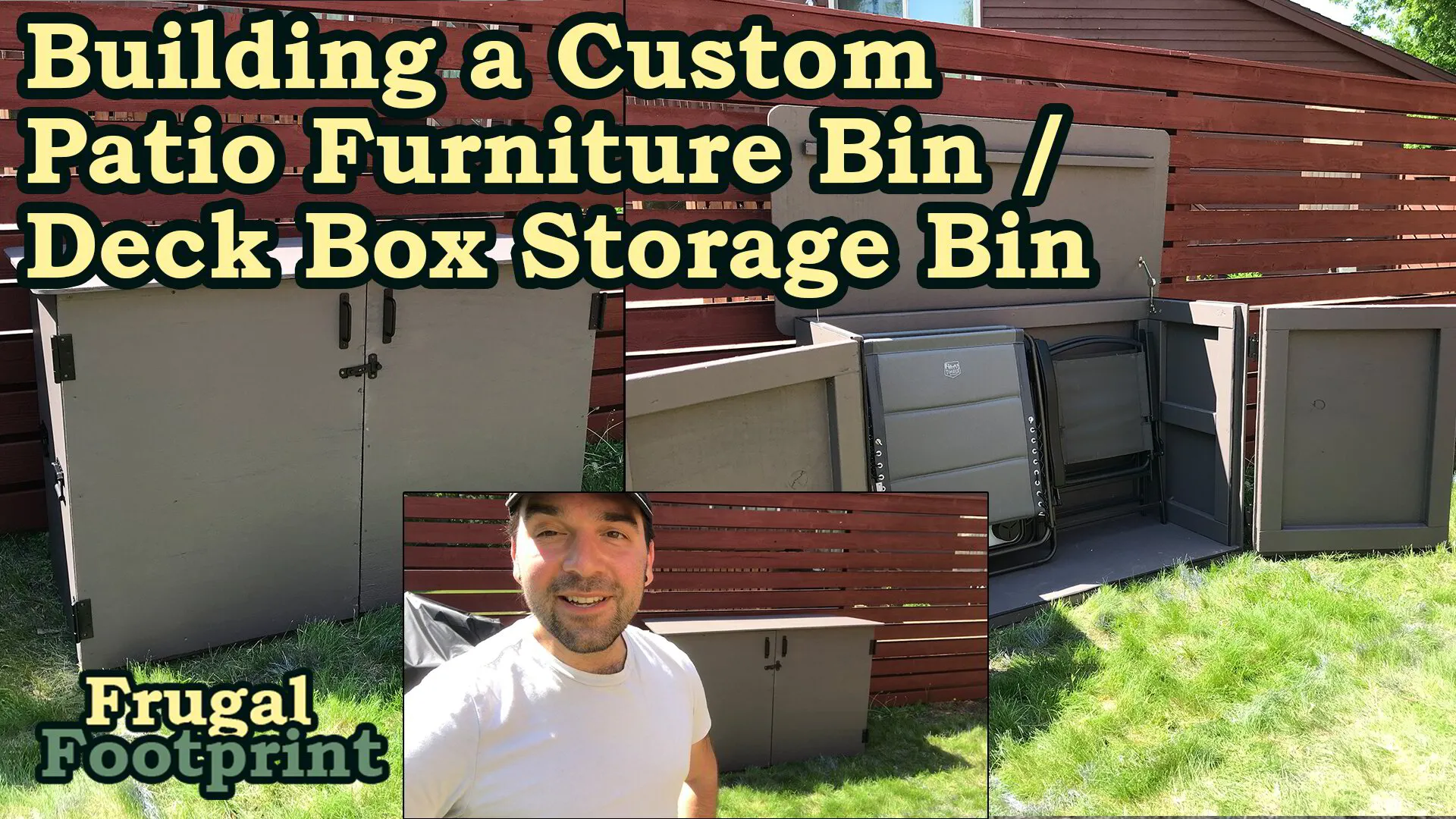 Building a Custom Patio Furniture Bin / Deck Box Storage Bin