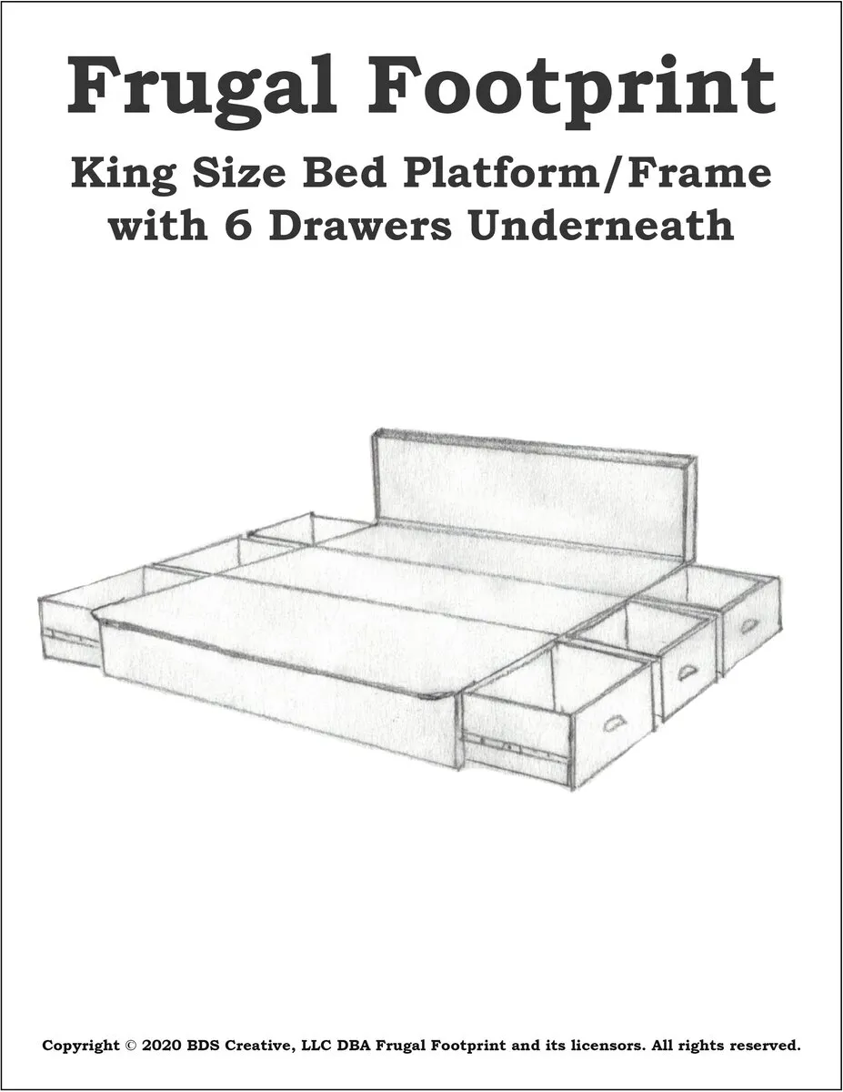 bed frame design plans