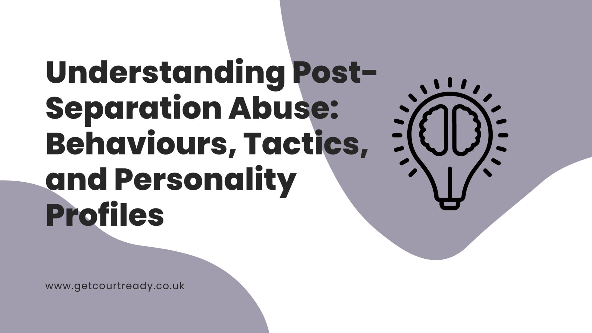 Understanding Post-Separation Abuse: Behaviours, Tactics, and ...
