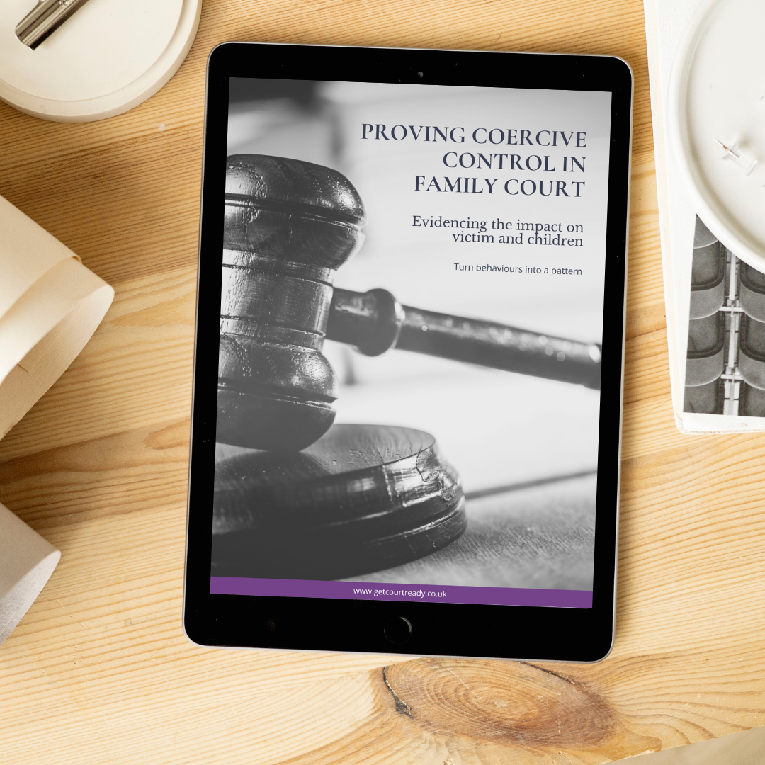 free ebook evidencing coercive control in family court