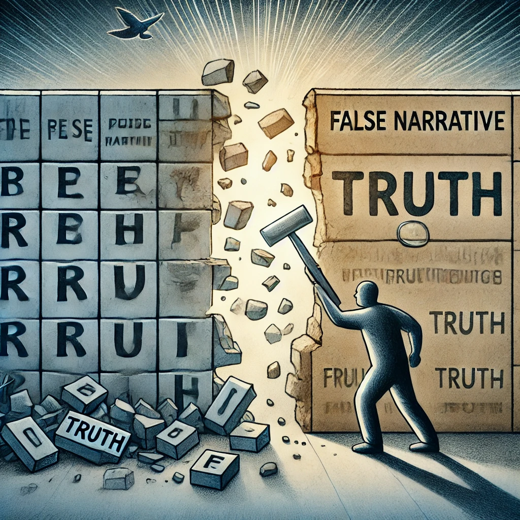 Disrupting, Dismantling, and Disproving False Narratives