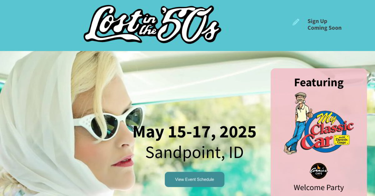 Lost In The 50s Sandpoint 2024