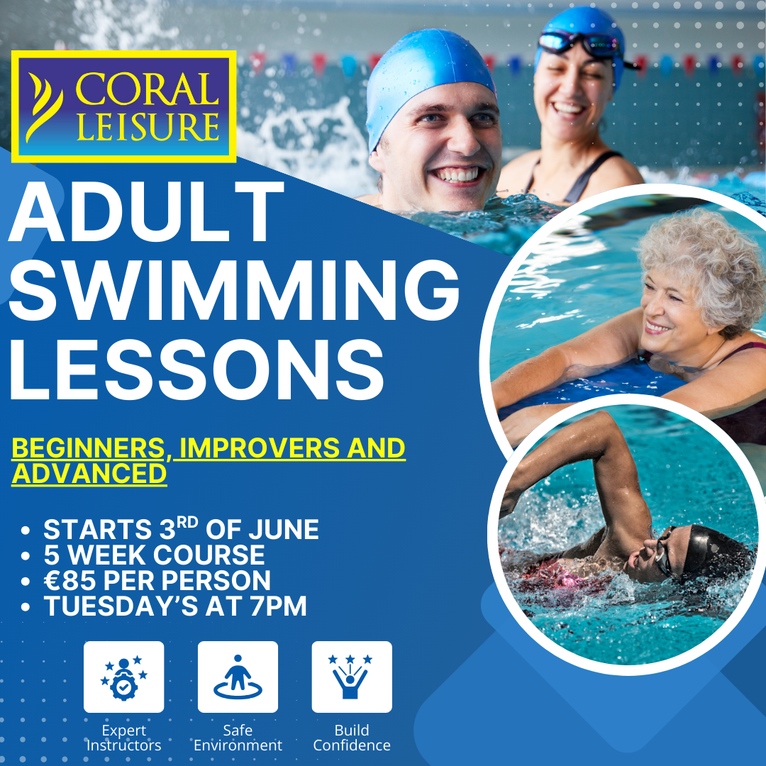 NEW ADULT SWIMMING LESSONS COURSE!