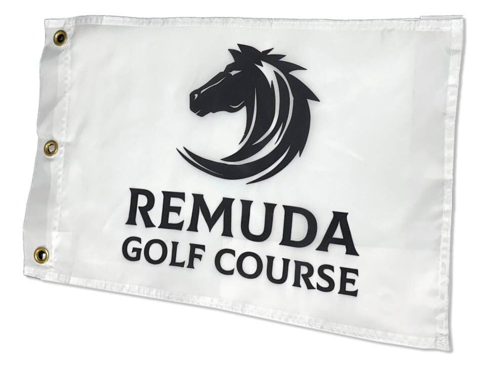 Large Remuda Logo Flag measuring 14x20 inches