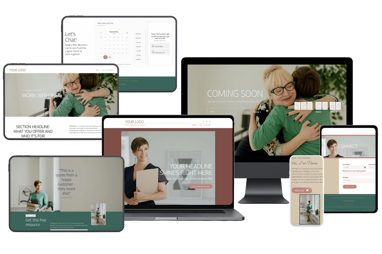 Free Website Templates for Relationship Coaches | ShinePages - Grow ...