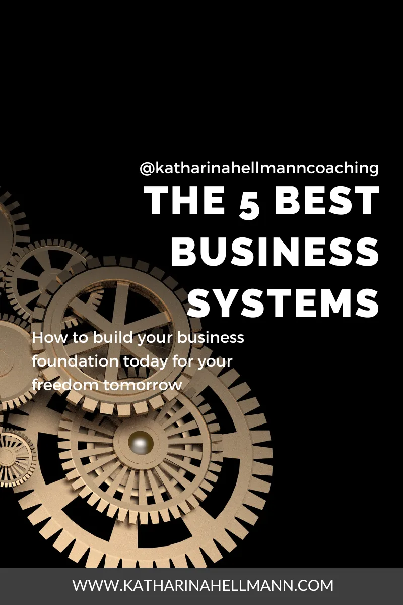 The 5 most important business systems