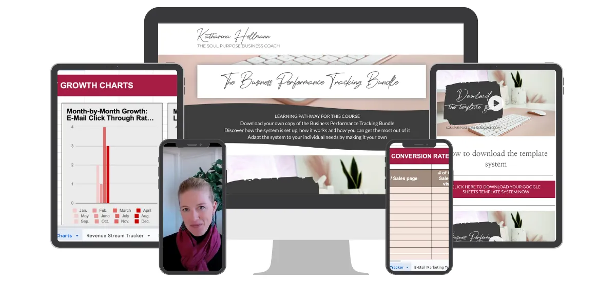 The Business Performance Tracking Bundle Sales Page