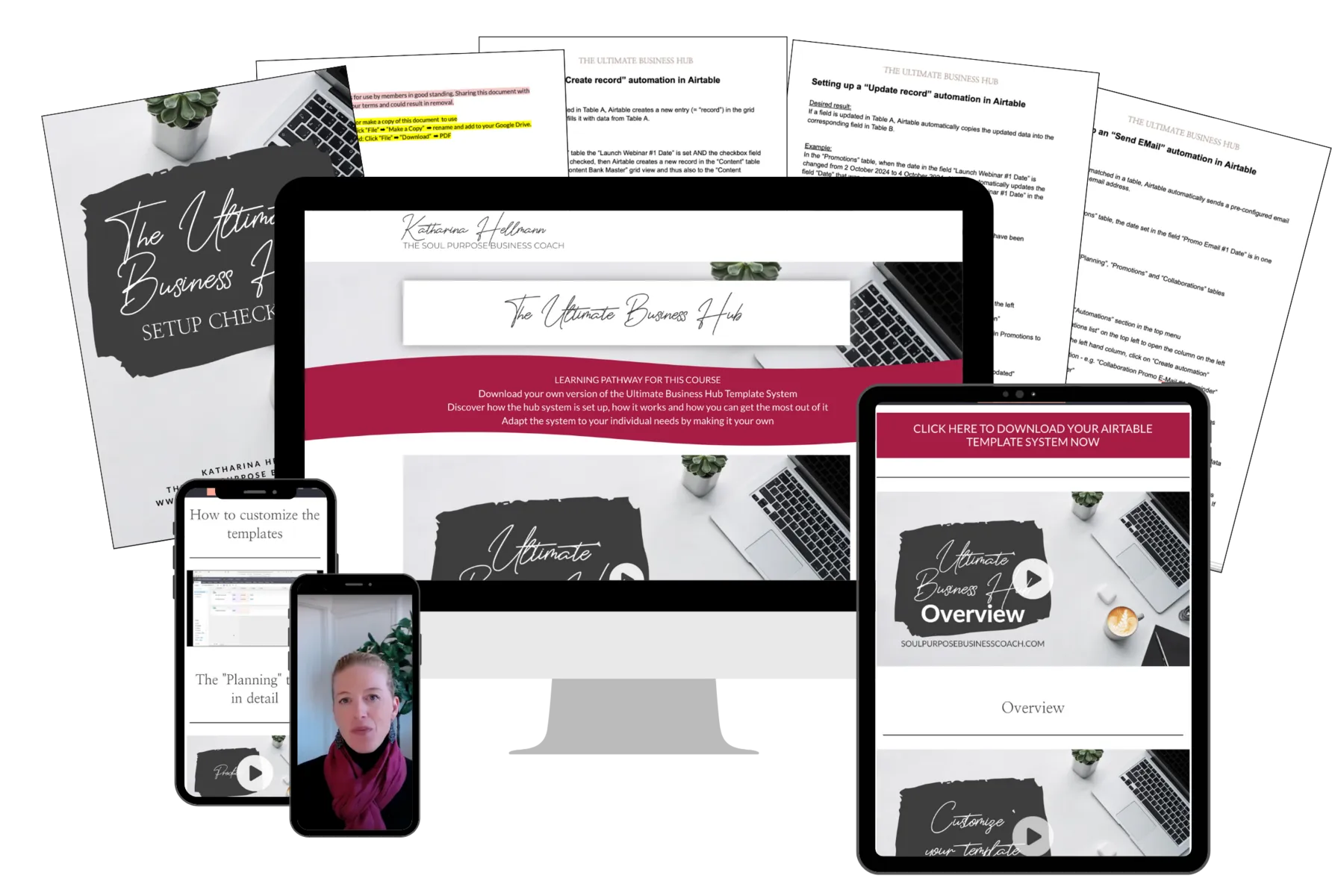 The Ultimate Business Hub - Airtable template system