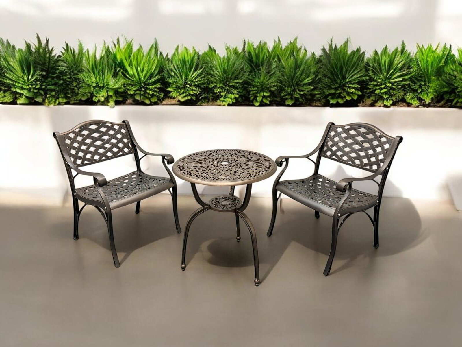 2-Seater Mayan set with 60cm Moroccan table