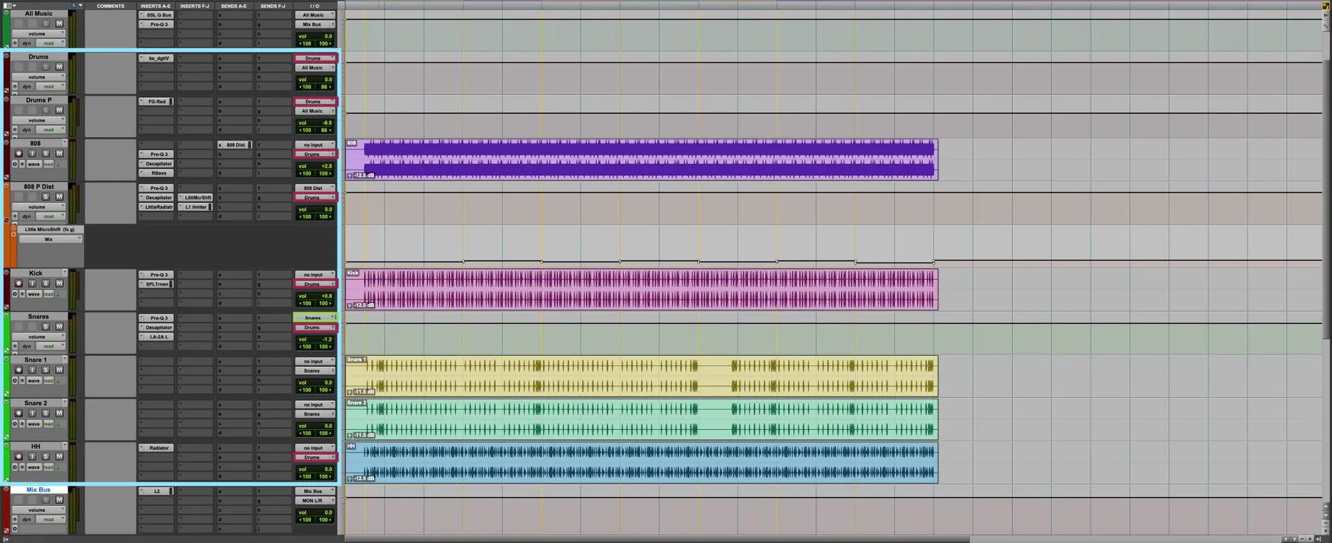 Pro Tools: Signal Flow & Session Routing