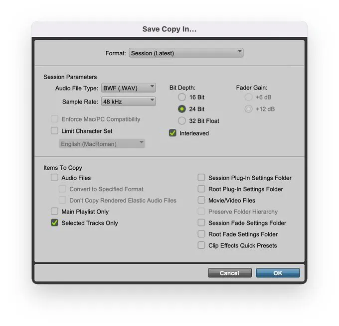 Pro Tools: Importing & Exporting