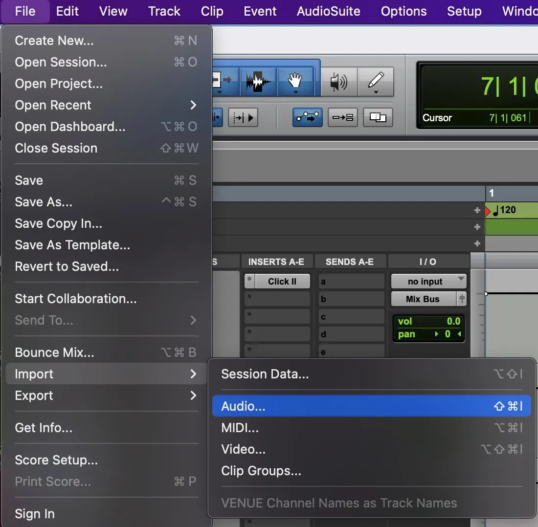 Pro Tools: Importing & Exporting Pro Tools: Importing & Exporting