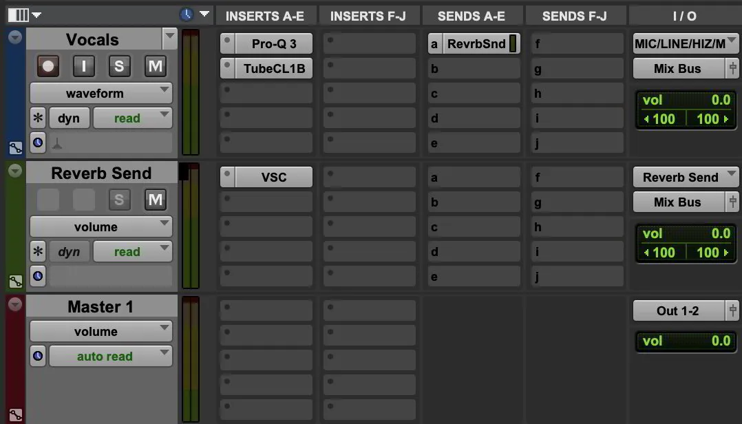 Pro Tools: Inserts & Sends
