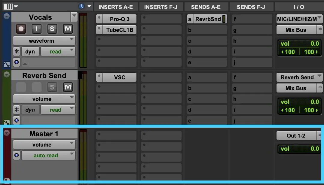 Pro Tools: Inserts & Sends