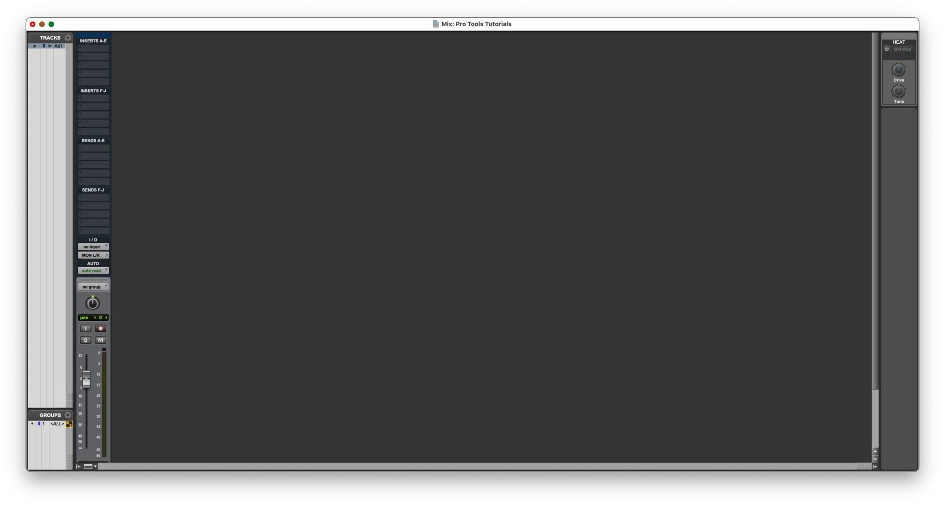 Pro Tools: Edit and Mix Window Overview