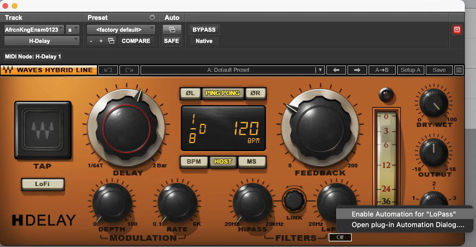 Pro Tools: Automation