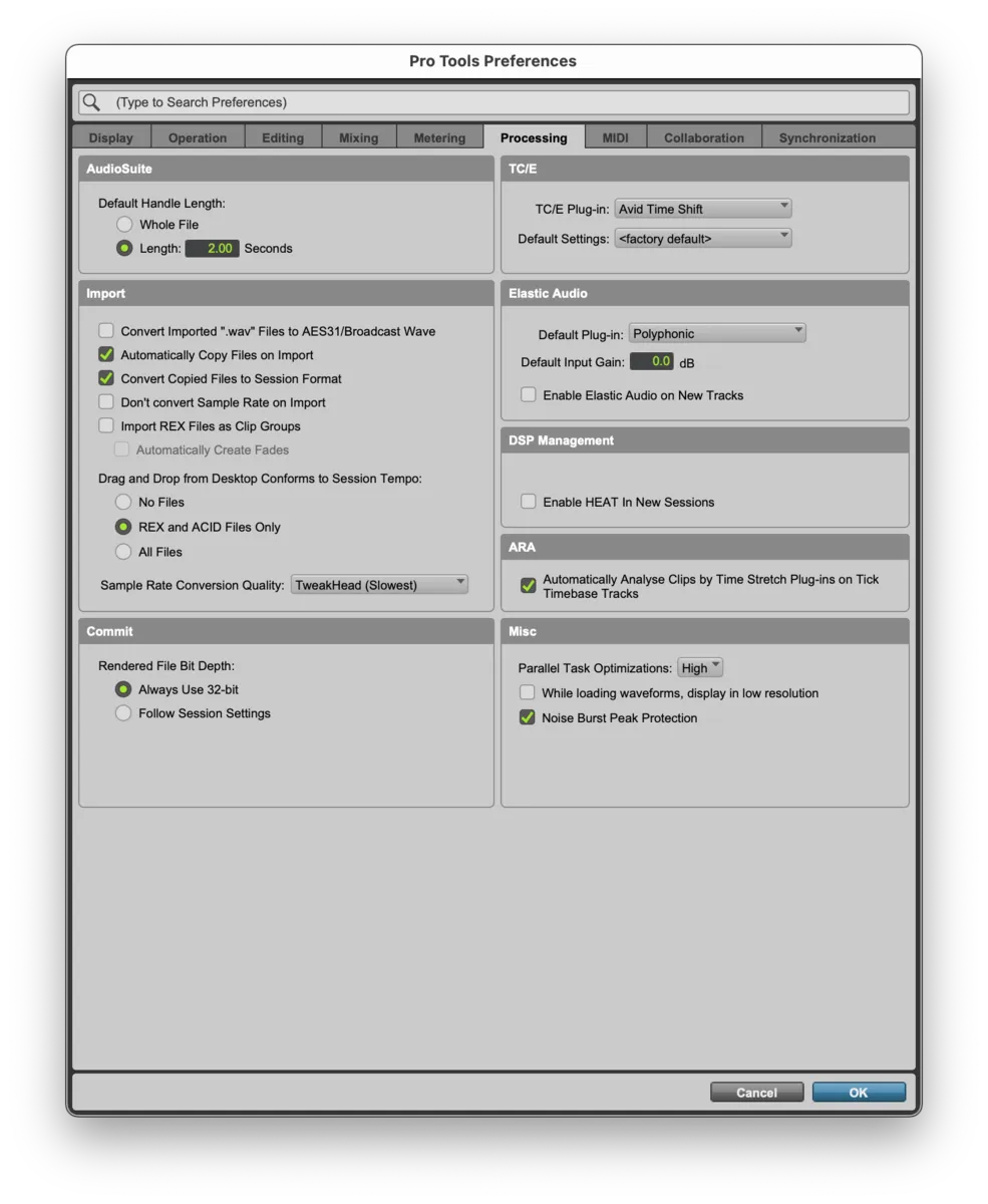 Pro Tools: Importing & Exporting Pro Tools: Importing & Exporting
