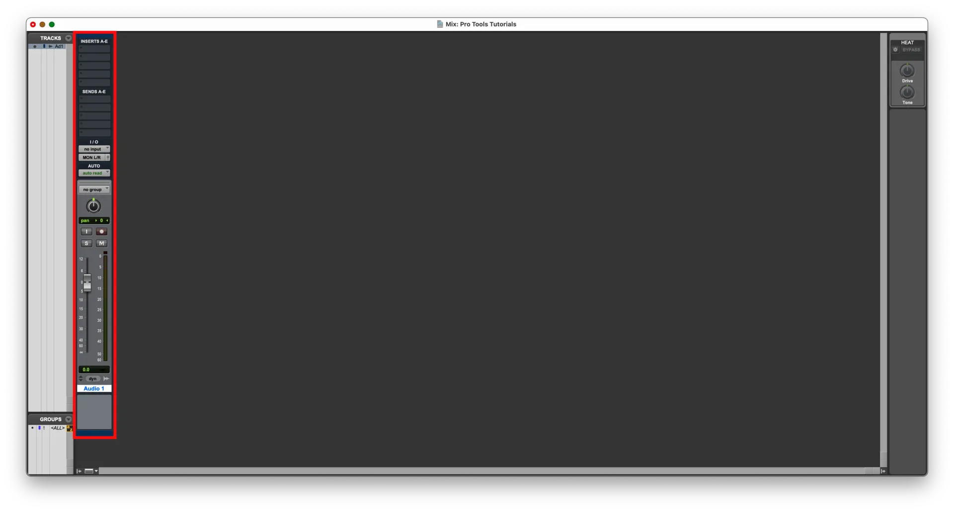 Pro Tools: Edit and Mix Window Overview