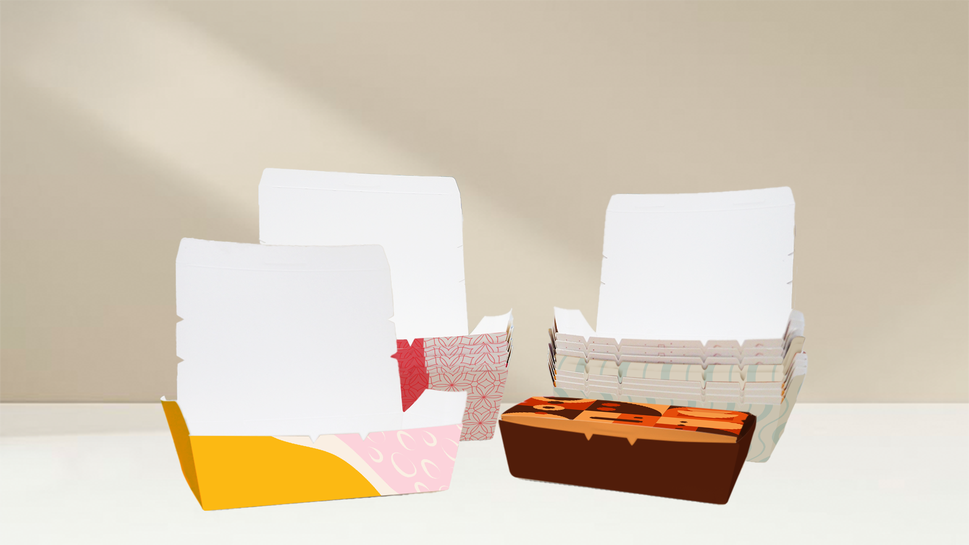 Customised Eco-Friendly Paper Lunch Boxes | NPE Print Singapore