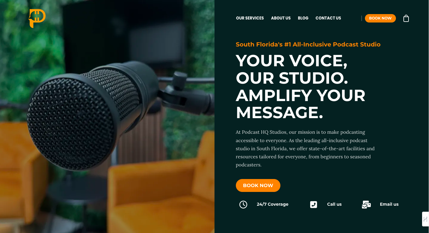 Podcast HQ | YOUR VOICE, OUR STUDIO. AMPLIFY YOUR MESSAGE.