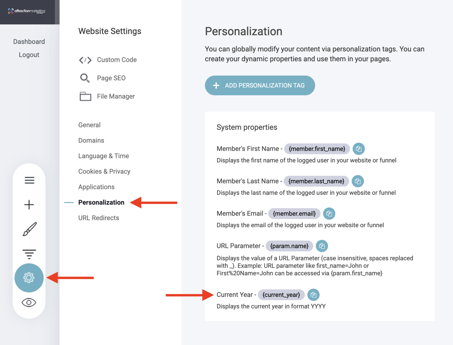 Edit Your Header and footer - Layout and Styling