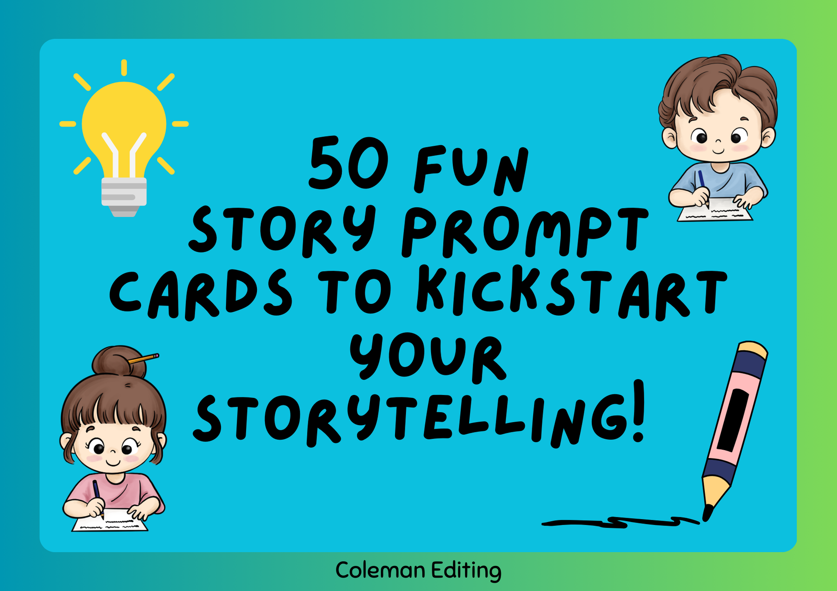 50 Fun Story Prompt Cards To Kickstart Your Storytelling