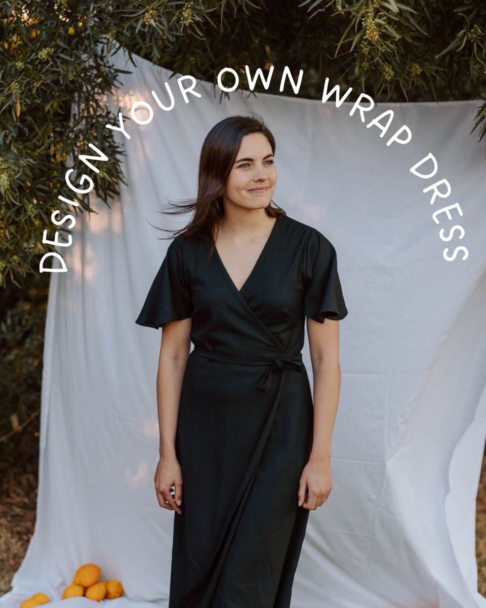 Design your own wrap dress
