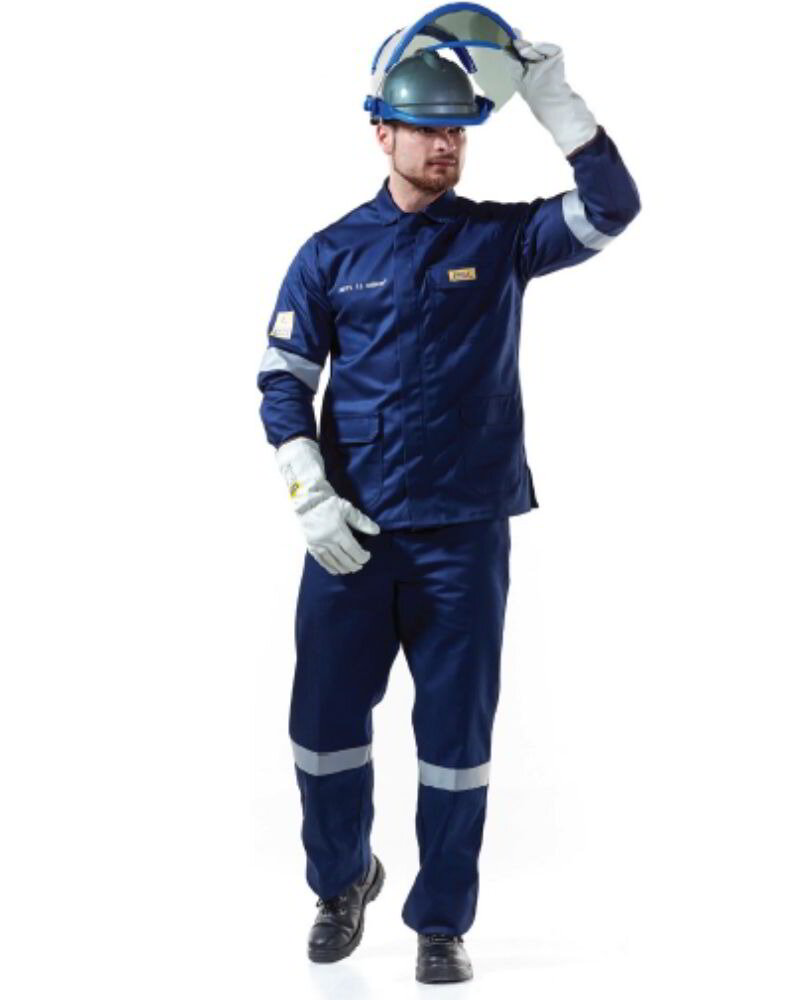 Dromex Navy Blue 15Cal Electric Arc Jacket.