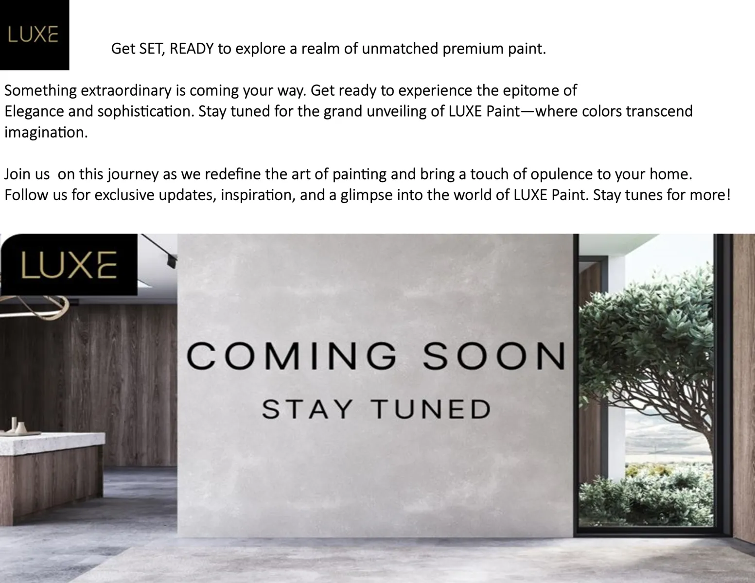 LUXE PAINT DISCOVER THE DIFFERENCE!!