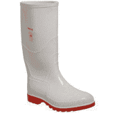 ALSAFE SHOVA Gumboots PVC Knee Length White & Red
