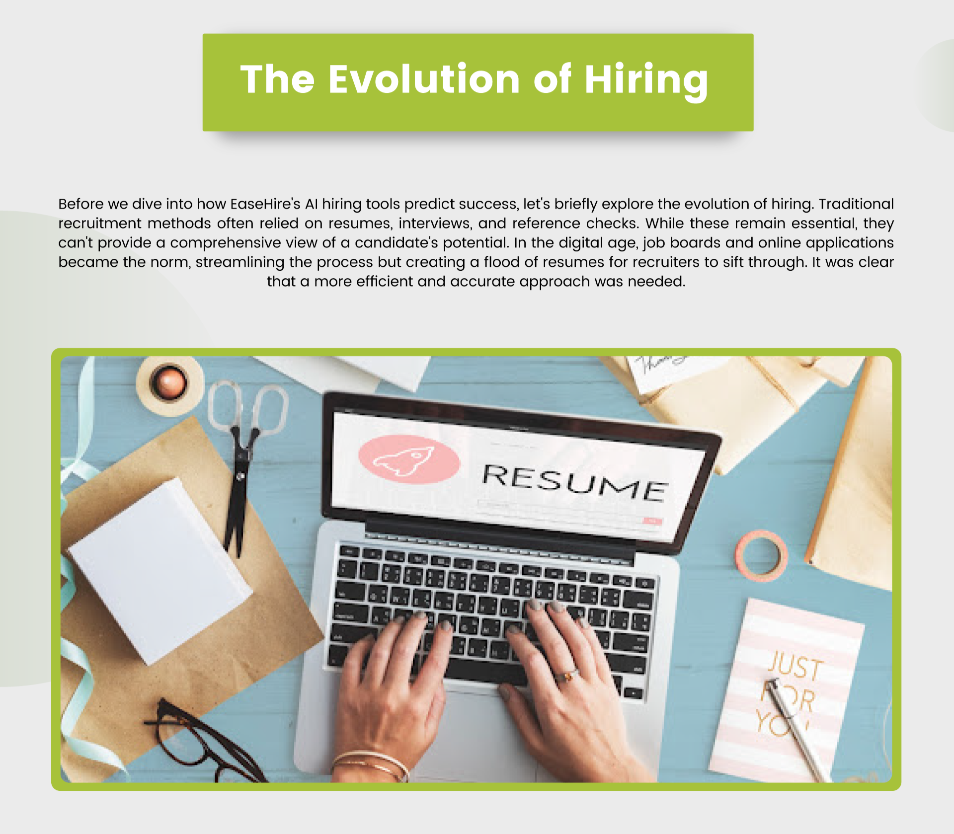 Infographic : The Future of Hiring: How EaseHire's AI Hiring Tools ...