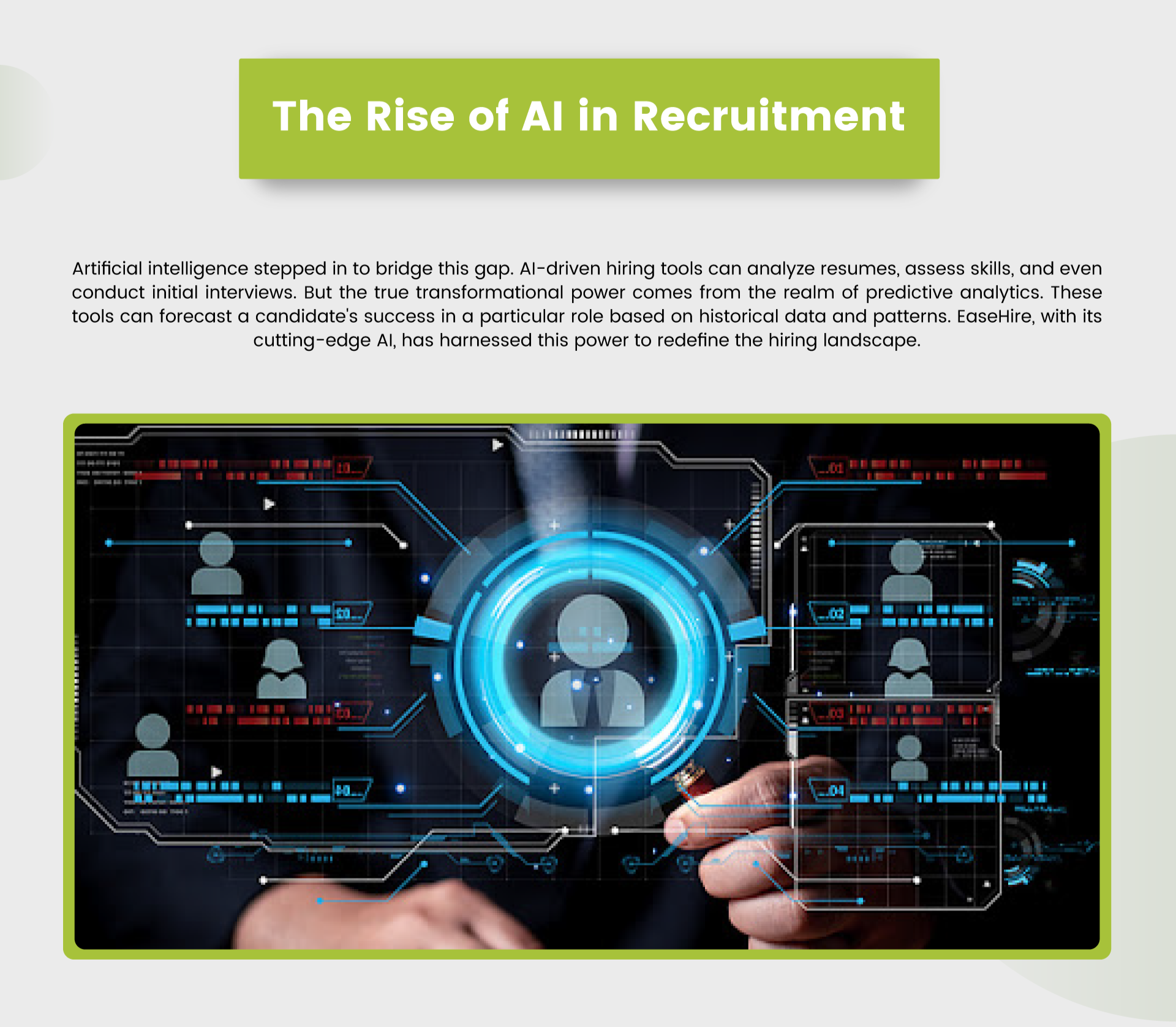 Infographic : The Future of Hiring: How EaseHire's AI Hiring Tools ...