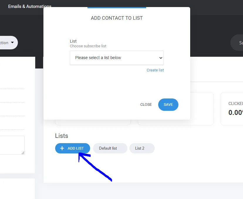 Help Docs - Adding a Subscriber to a List