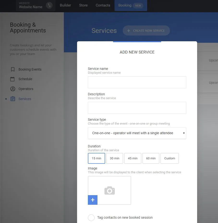 Help Docs - Create A Booking Service
