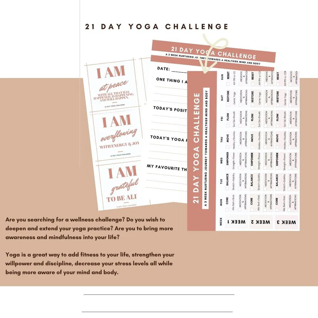 Celebrate National Yoga Month with my 21-Day Yoga Challenge!
