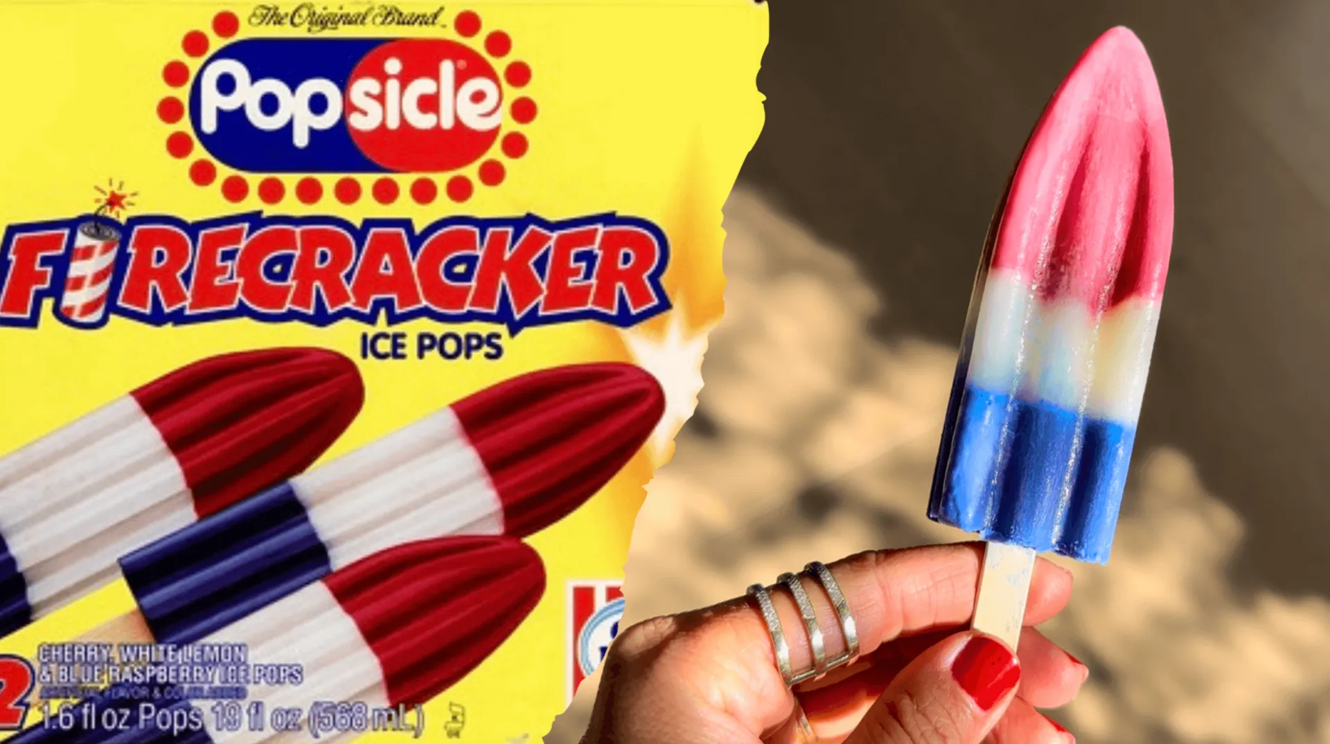 FIRECRACKER ROCKET ICE POPS