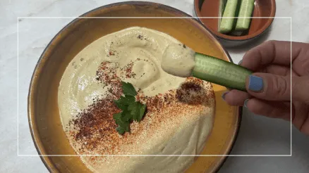 Delicious Lemon Dill Hummus