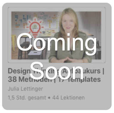 Design Thinking Methoden Koffer: 42 Methoden | 19 Templates